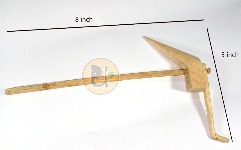 Miniature Wooden Plough - Udhaya Toys wood plough
