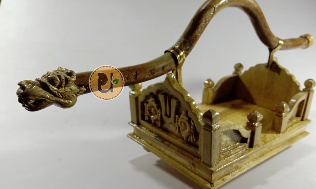 Wooden Miniature Pallakku online shop Nagercoil - Udhaya Toys