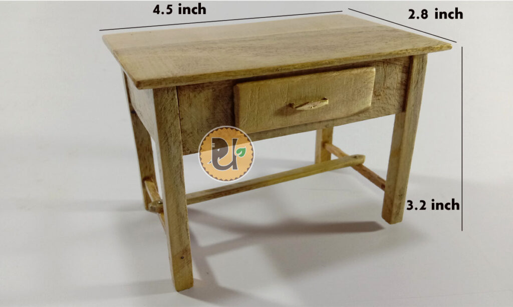 Wooden Miniature Table Toy Table at Nagercoil - Udhaya Toys